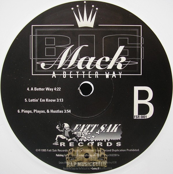 Big Mack - A Better Way EP: Record | Rap Music Guide